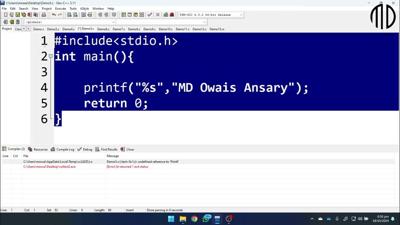 How to deal with Errors | PF C/C++ |Urdu-Hindi - YouTube