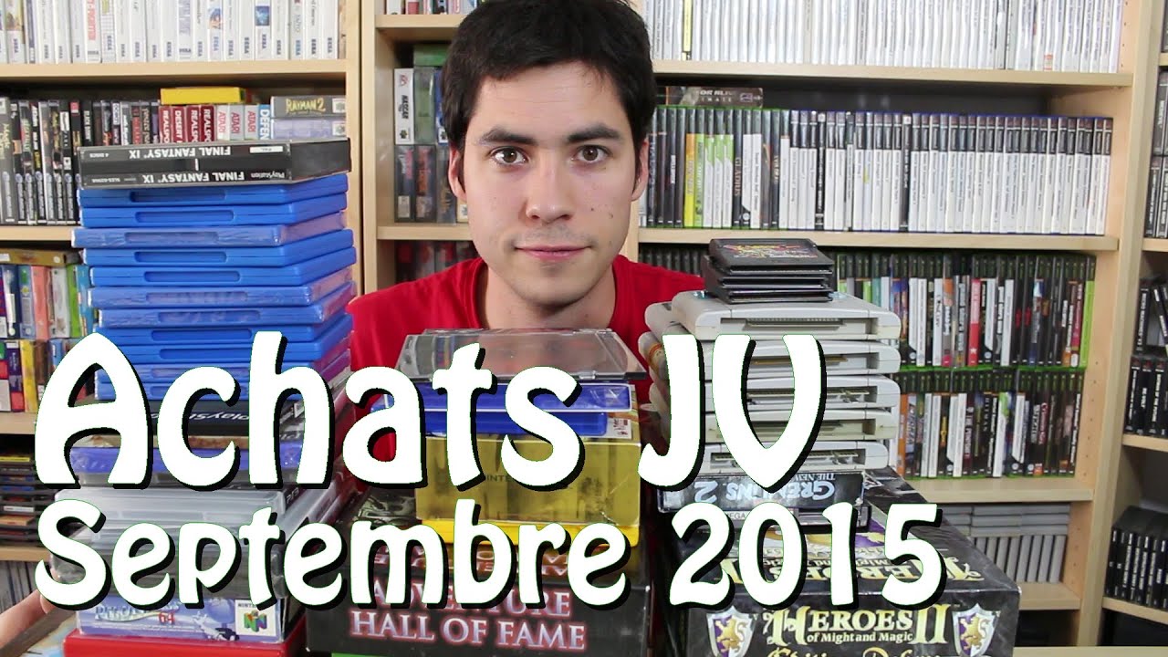Achats JEUX VIDEO Septembre 2015 - YouTube
