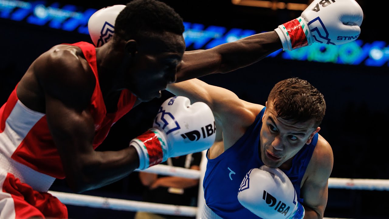 Mujibillo Tursunov (UZB) vs. Marry Corr (GAM) IBA World Boxing ...