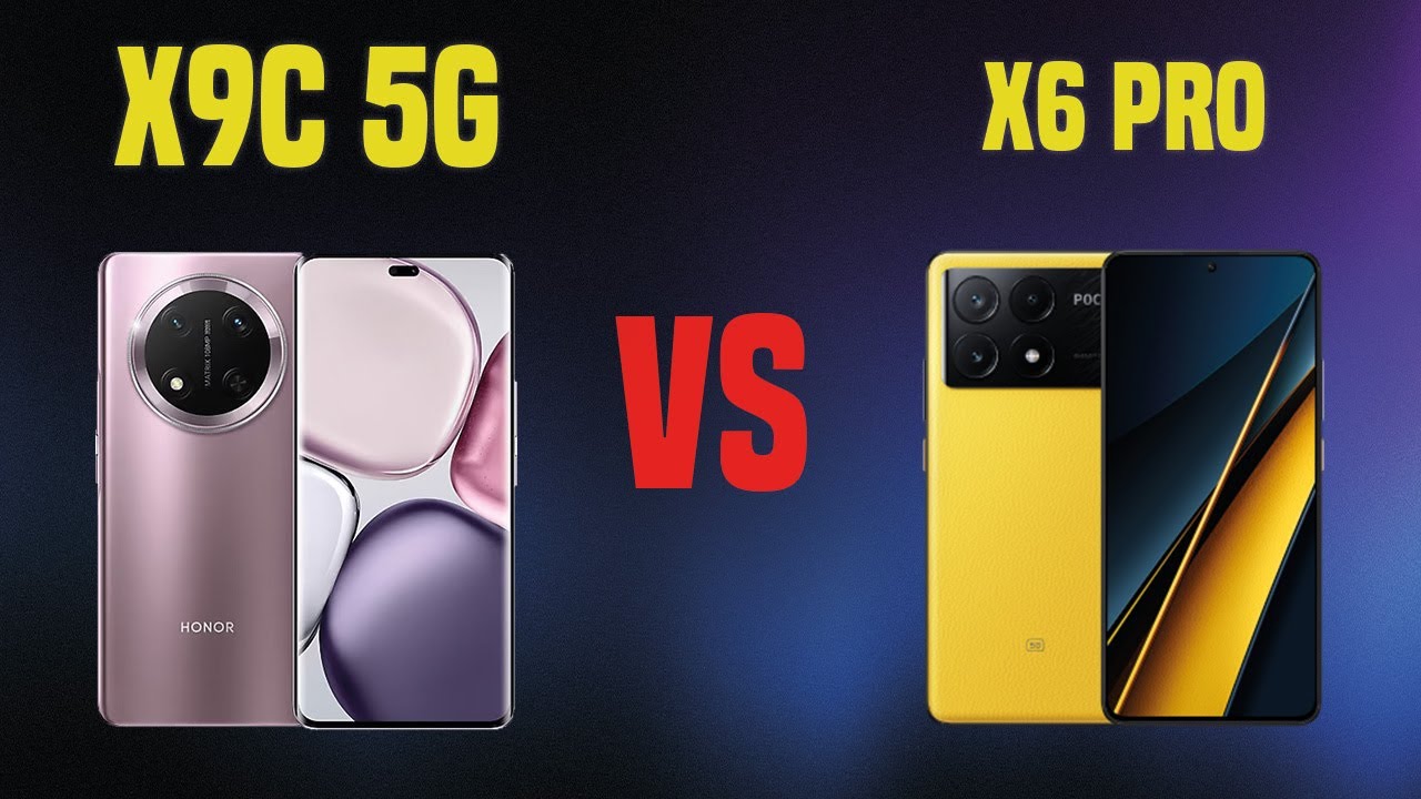 Honor X9c 5G vs Poco X6 Pro - YouTube