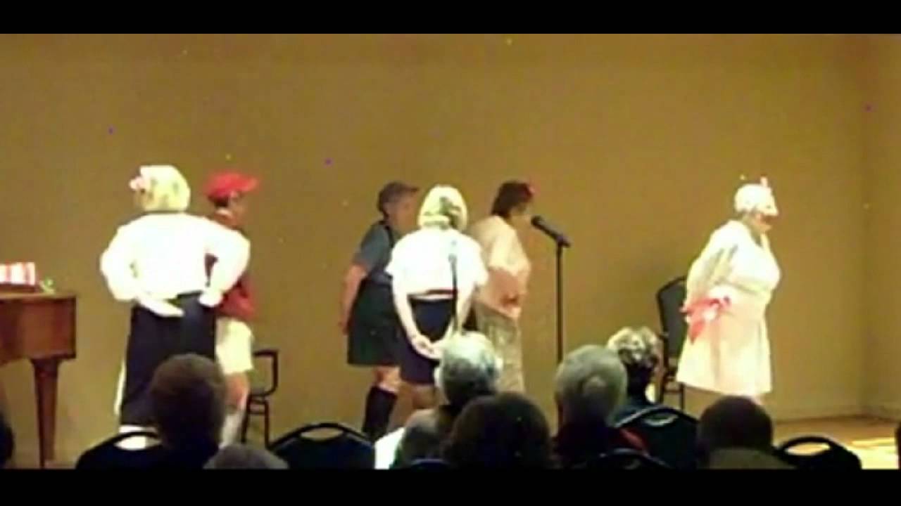 Senior Ladies Tap Dancing: Sidewalks of New York - YouTube