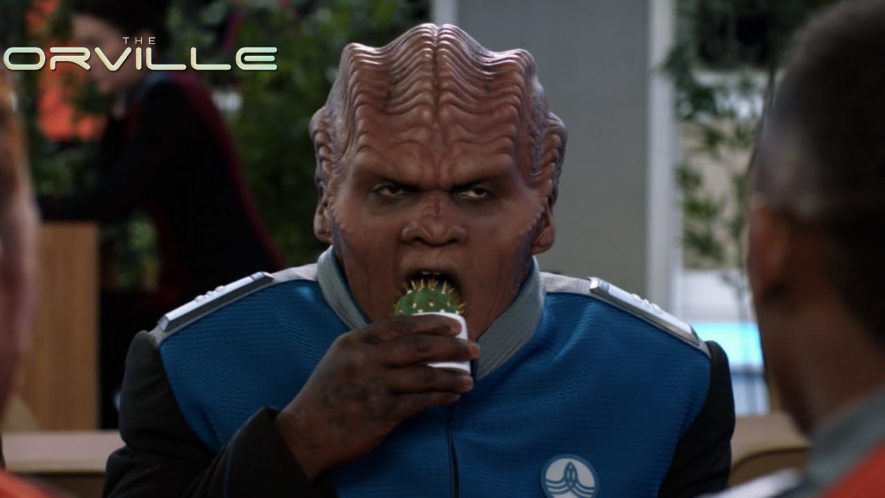 The Orville | Bortus can eat weird things - YouTube