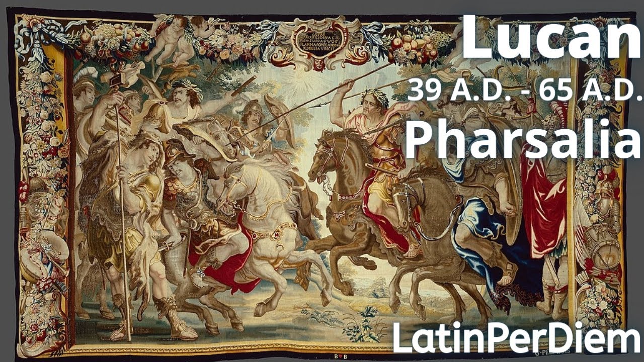 LatinPerDiem Latin Lessons: Lucan Pharsalia 21 - YouTube