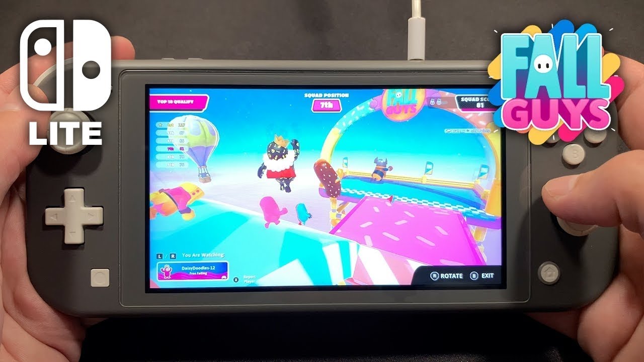 Fall Guys:Nintendo Switch Lite Gameplay #1 - YouTube