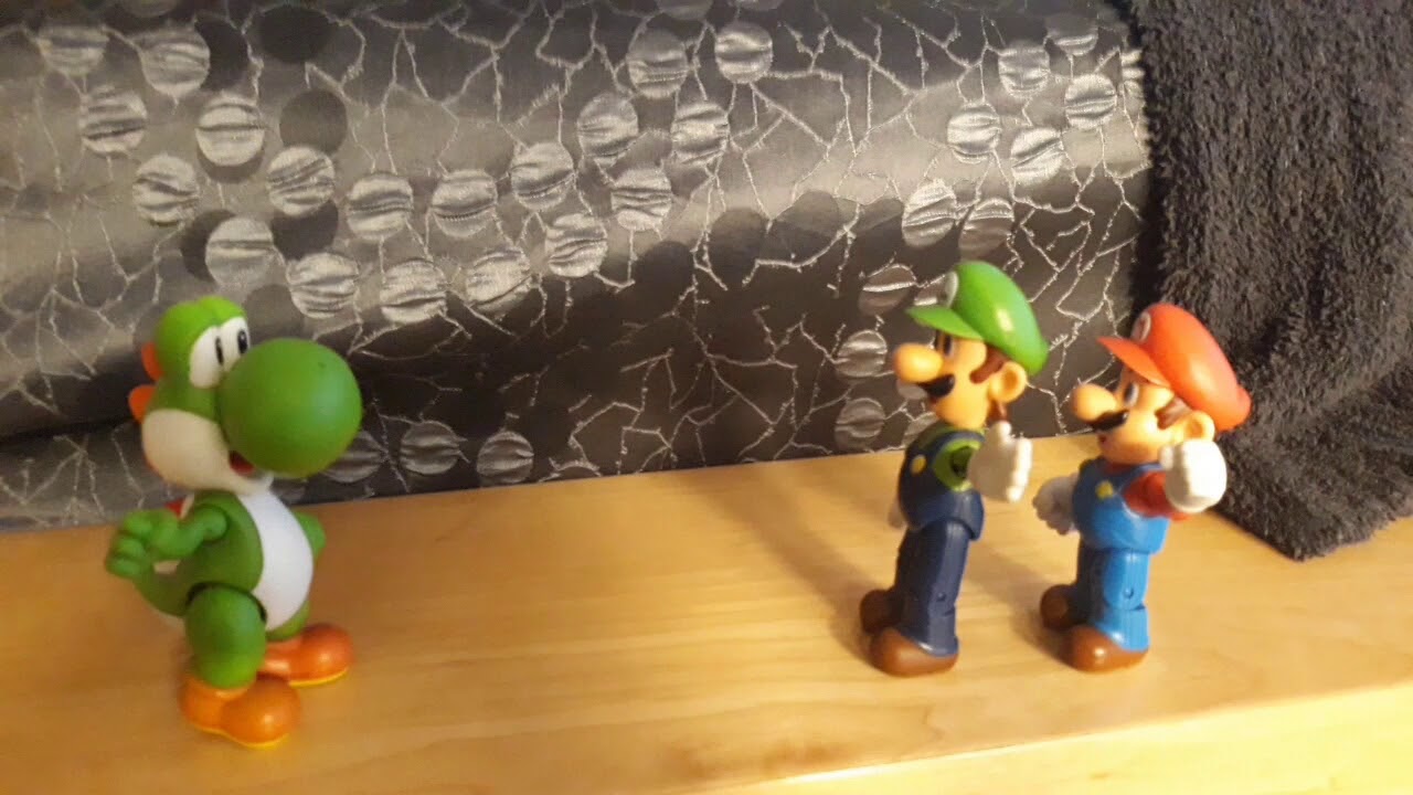 yoshi meets mario and luigi - YouTube