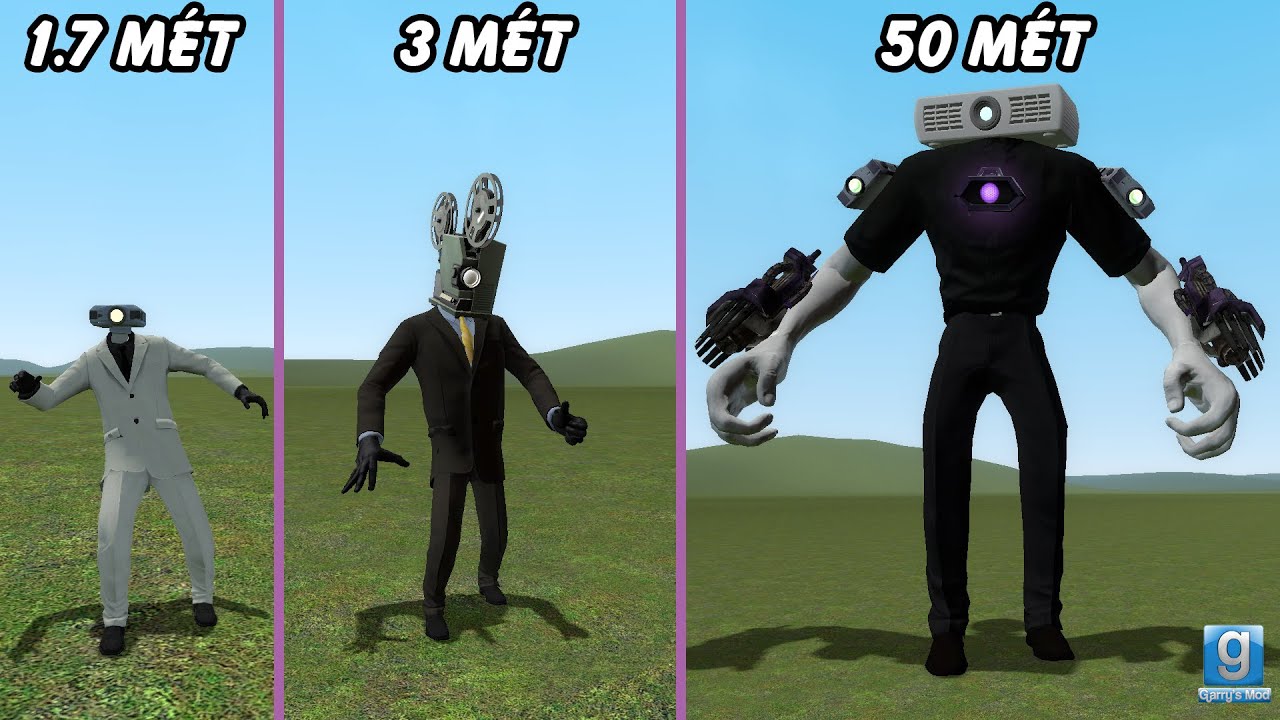 Thời bé của Titan Máy Chiếu (Projector Man) đối đầu Godzilla | GHTG ...