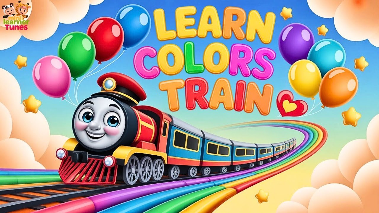 Learn Colours with Train | Color Train for Kids | Learning Colours ...