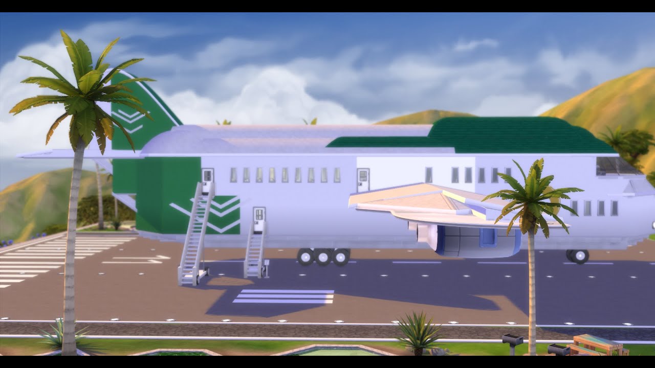Jumbo Jet Airliner | Jet-Restaurant | PAS de CC + Visite | Les Sims 4 ...
