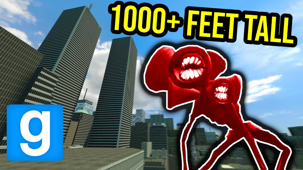 HUGE MULTI HEAD IN CITY!! (Garry's Mod Nextbot) - YouTube
