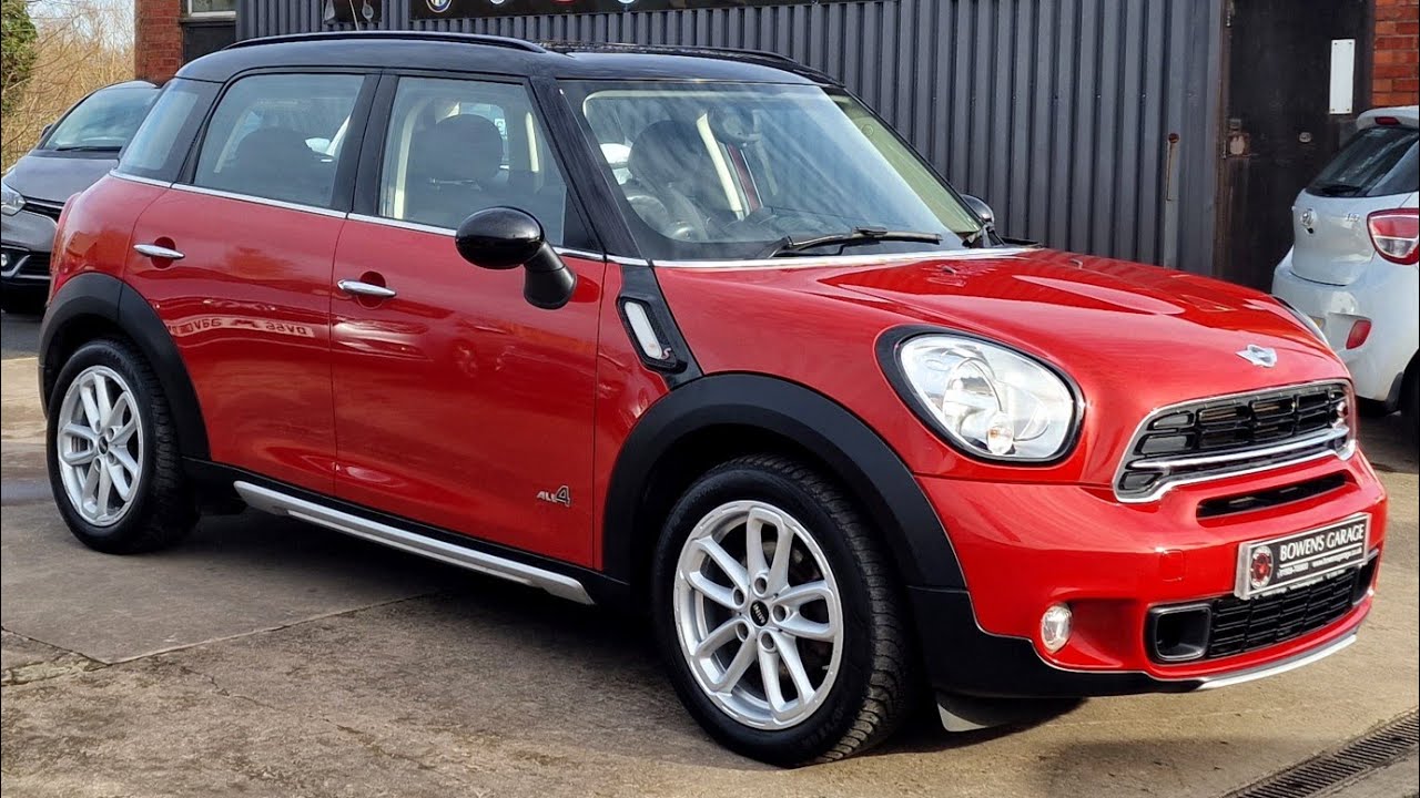 2015 (65) Mini Countryman Cooper SD 2.0 All4 Auto in Blaze Red. 44k ...