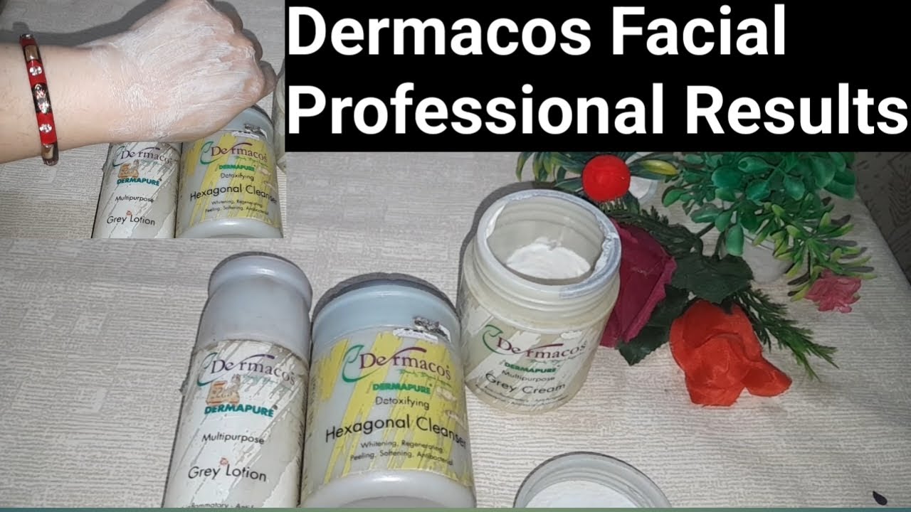 Dermacos Facial Professional Facial At a Home ||Best whitening Facial ...