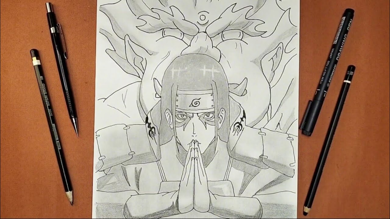 How to Draw HASHIRAMA SENJU Sage Mode - Easy Anime Drawing [Naruto ...