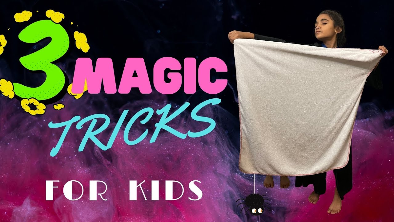 3 Funny Magic Tricks for Kids Show - YouTube