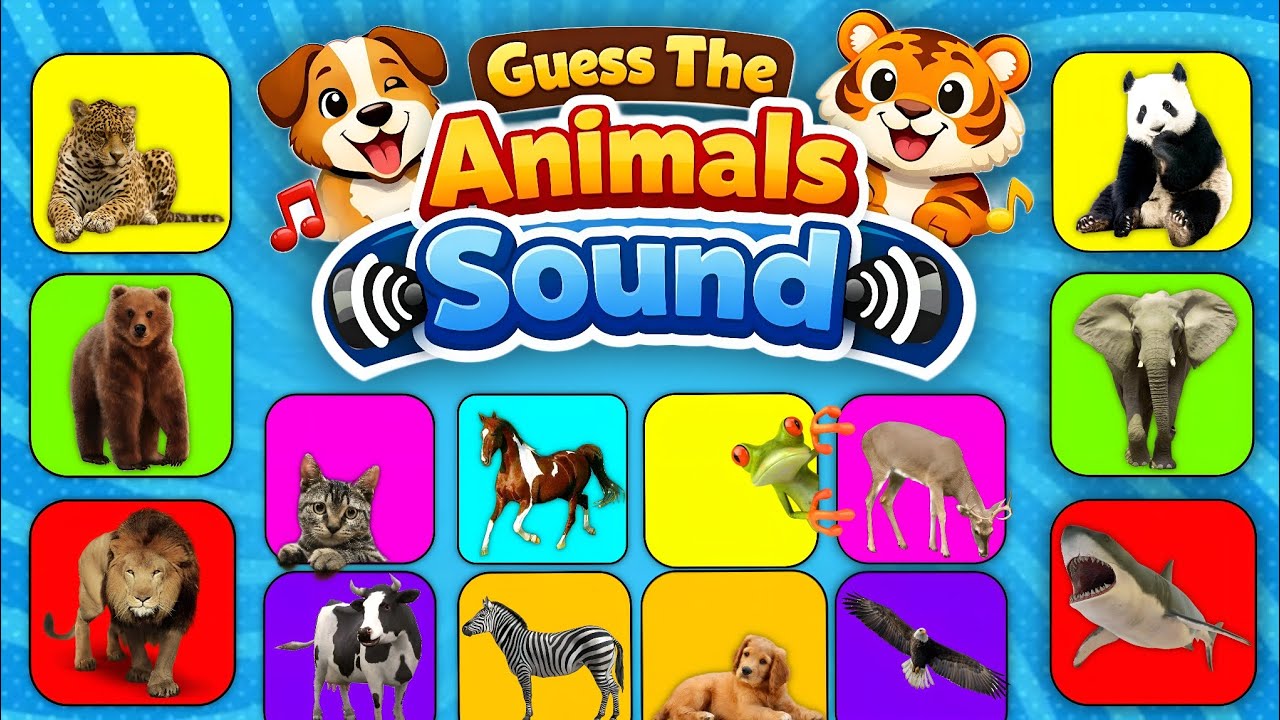 Guess The Animals By Their Sound 🐾 | Fun Animal Sound Quiz For Kids ...