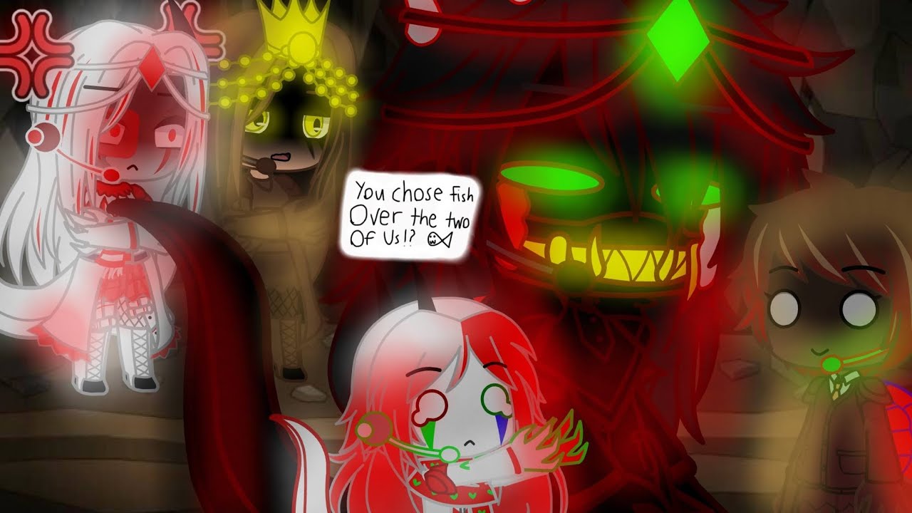 "Fish Or Mommie?" | Jurassic World | Gacha Club | Rexy X Spino | Indy X ...