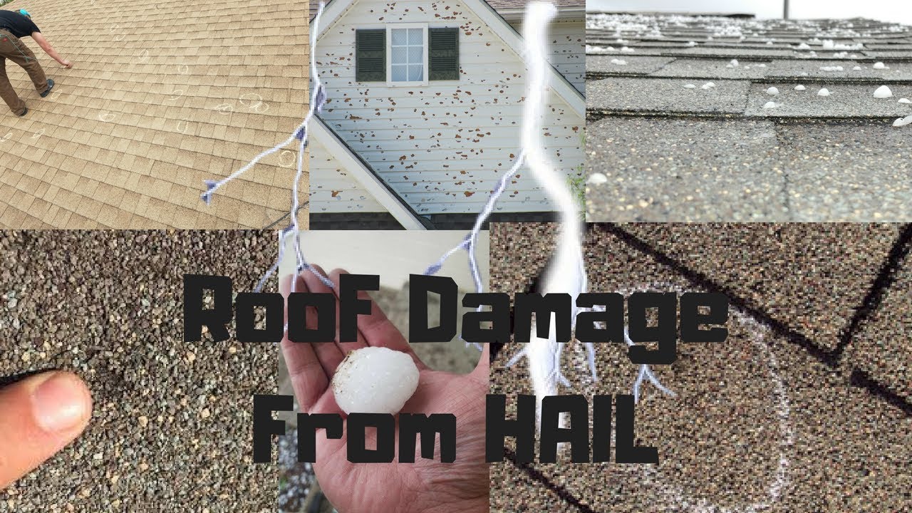 Hail DAMAGE in Denver - YouTube