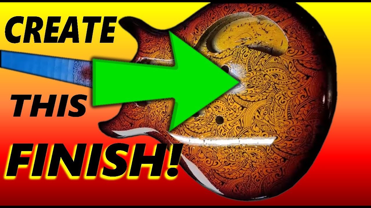 Learn how to use Hydro Dip film on you next guitar finishing project ...