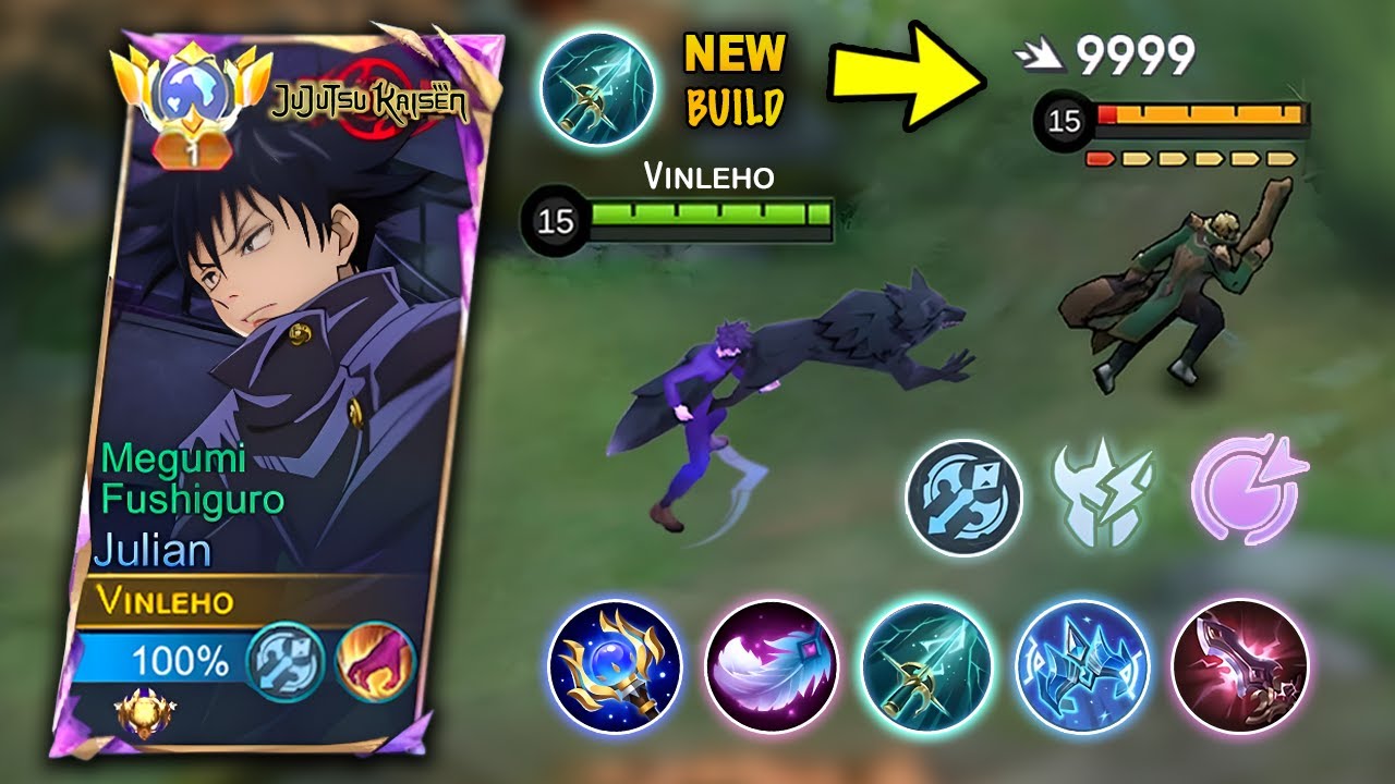 15 Kills Julian Best Build New Item Update | Top 1 Global | MLBB - YouTube