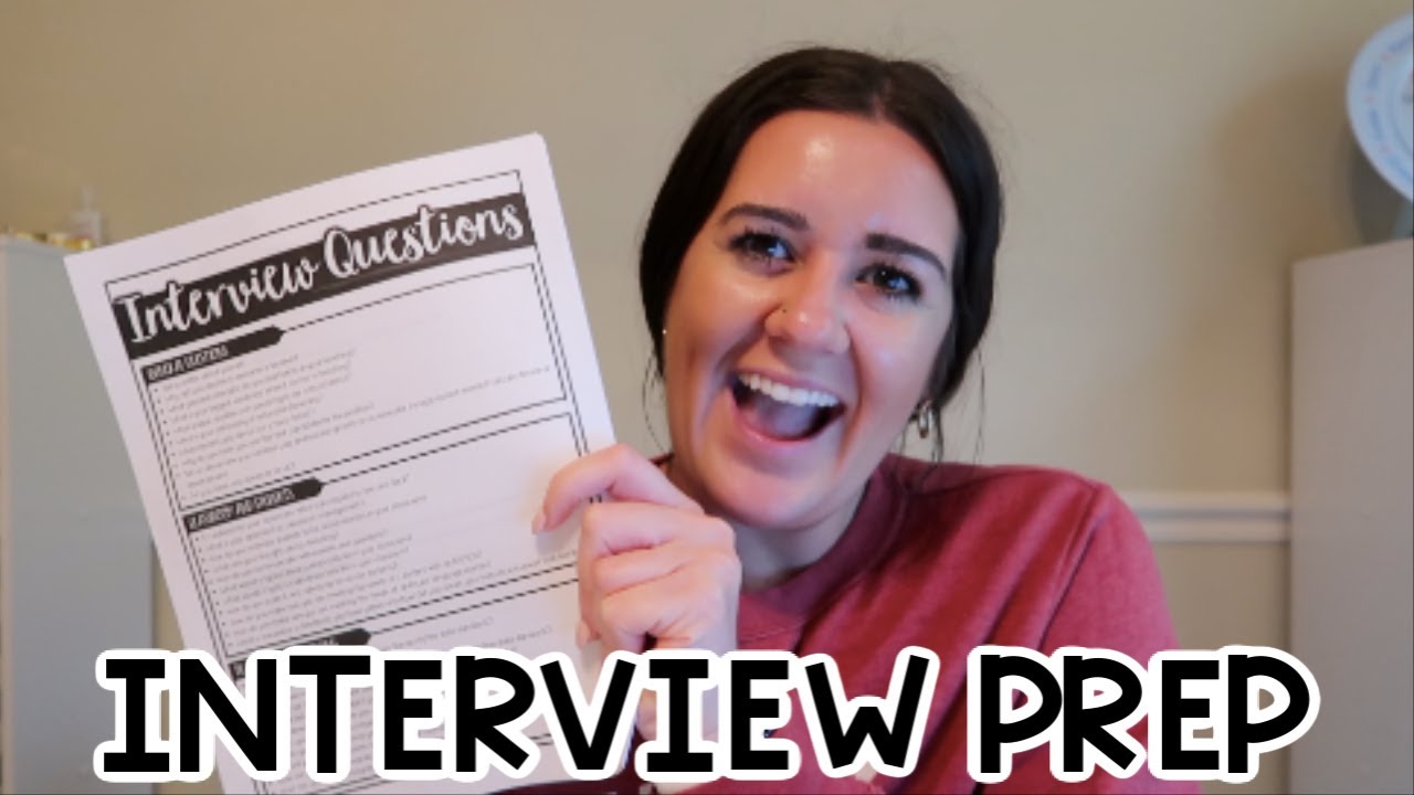 TEACHER INTERVIEW PREP | what I do to get ready for an interview - YouTube
