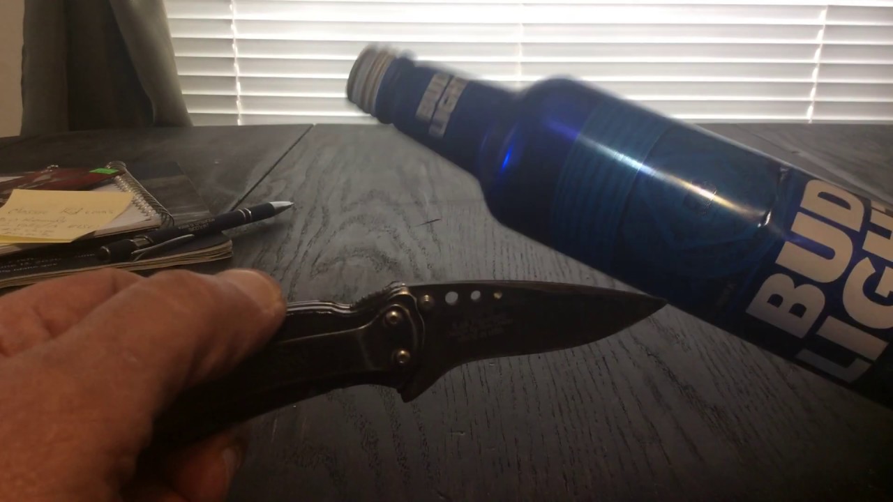 Alcohol Stove with just a pocket knife and aluminum bottle - YouTube