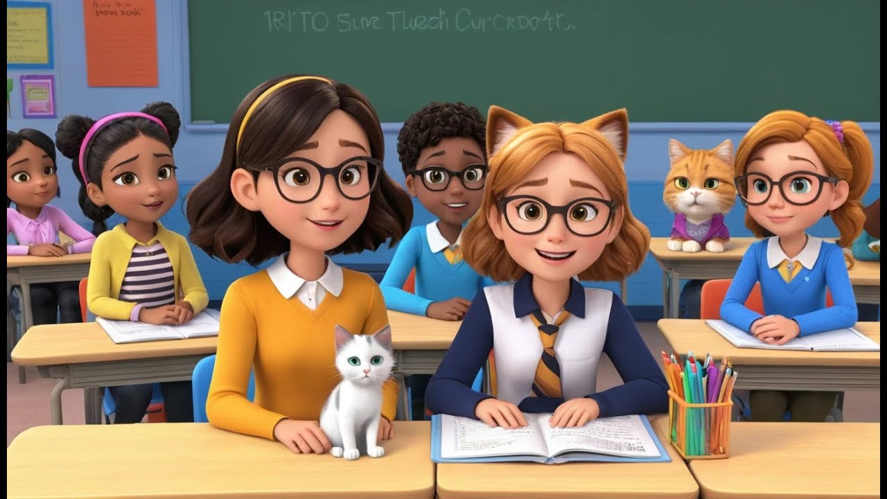 Emma Had a Tiny Cat | Cute Cat Song for Kids | Playful Animal Rhyme for ...