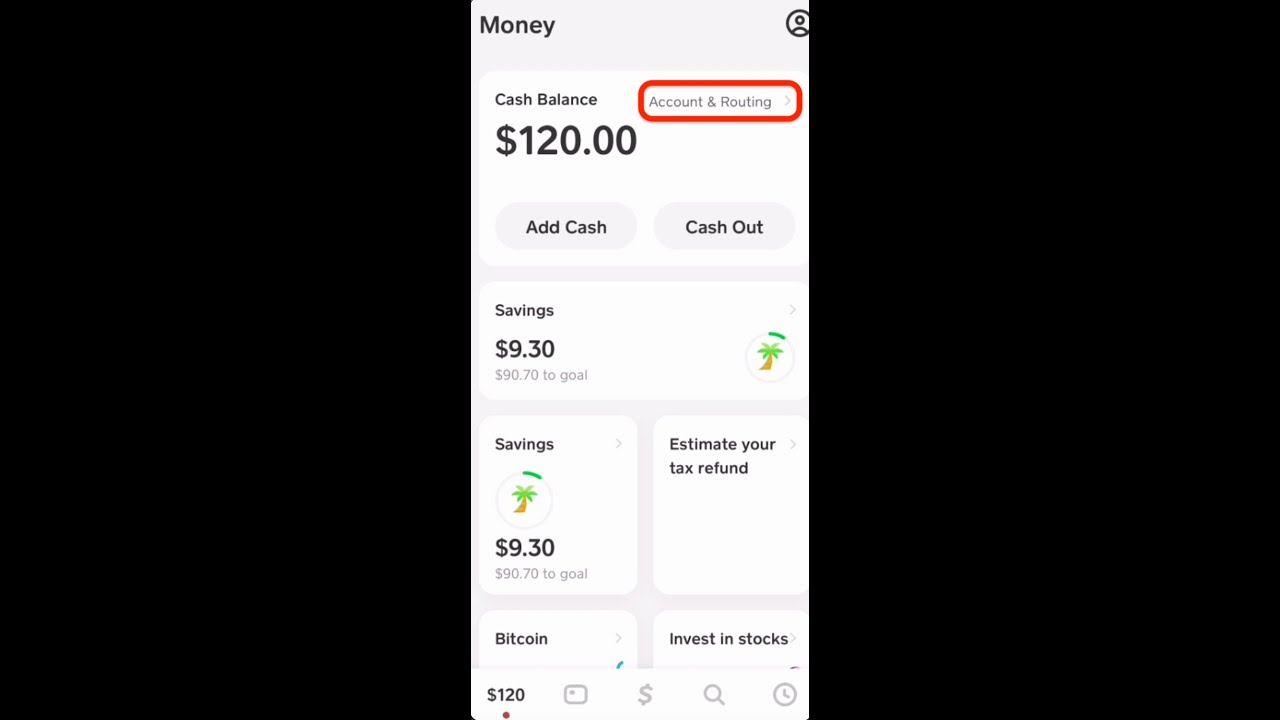 How to Find Account and Routing Number on Cashapp - YouTube