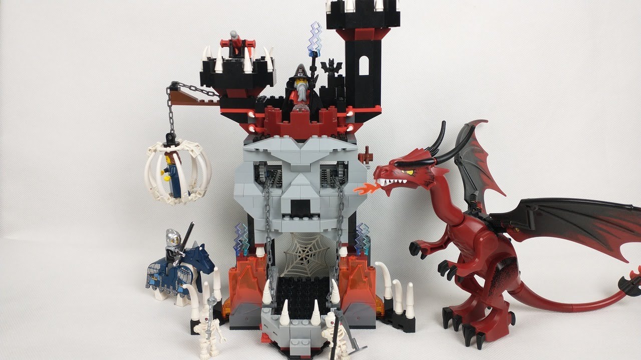 Recenzja - LEGO Castle 7093 Skeleton Tower - YouTube