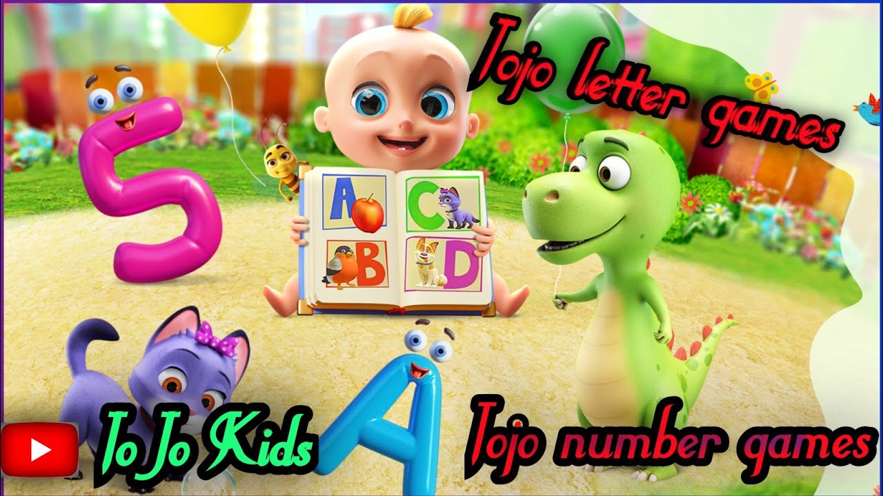 JoJo letter games video | Jojo number games video | Baby car cartoon ...