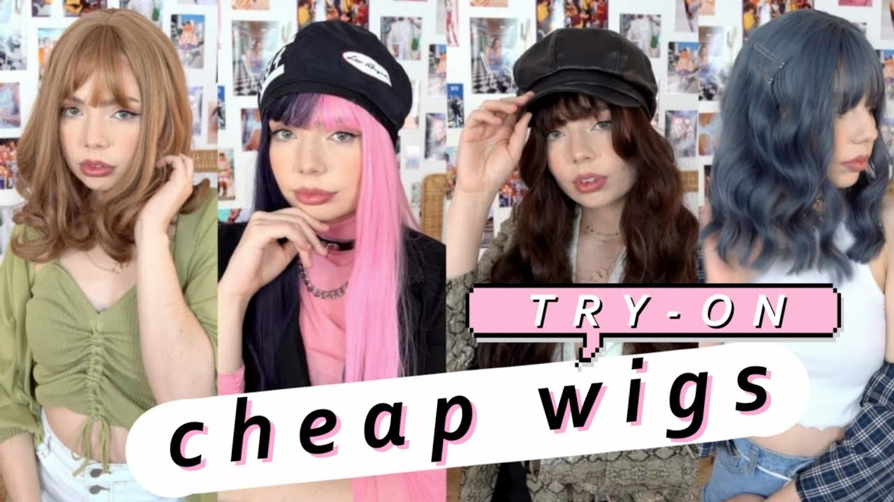 Trying Cheap Wigs & Creating Alter Egos - YouTube