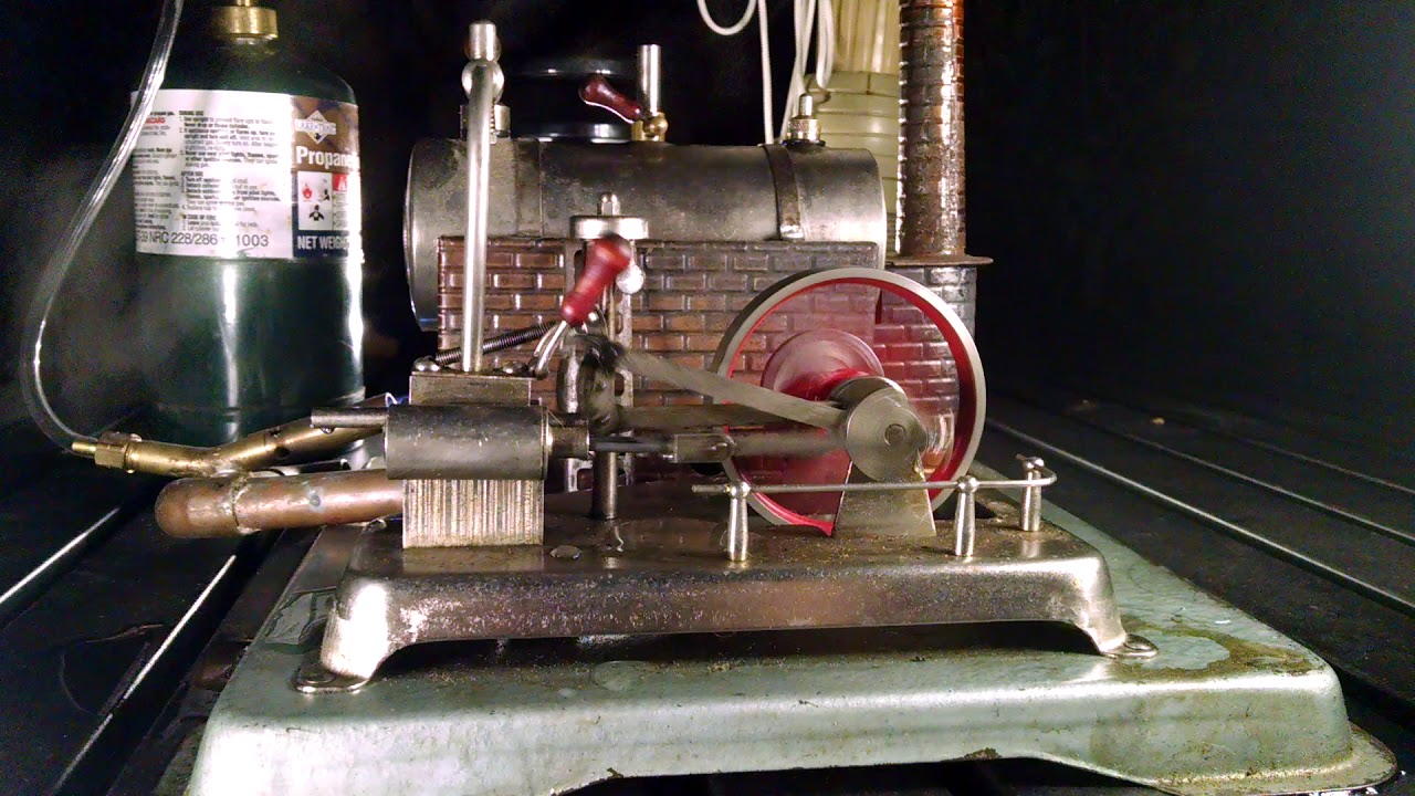 Jensen 75 model steam engine - YouTube