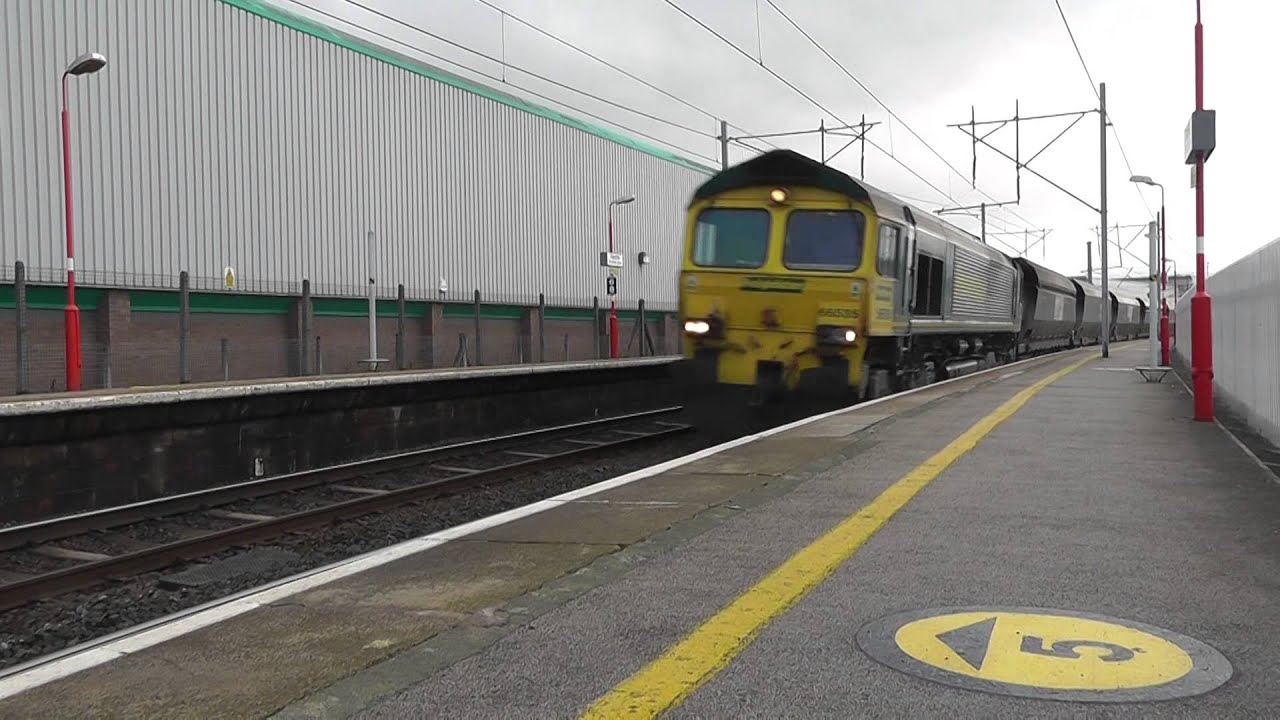Freightliner Class 66 No 66535 at Penrith With an Empty Coal Train ...
