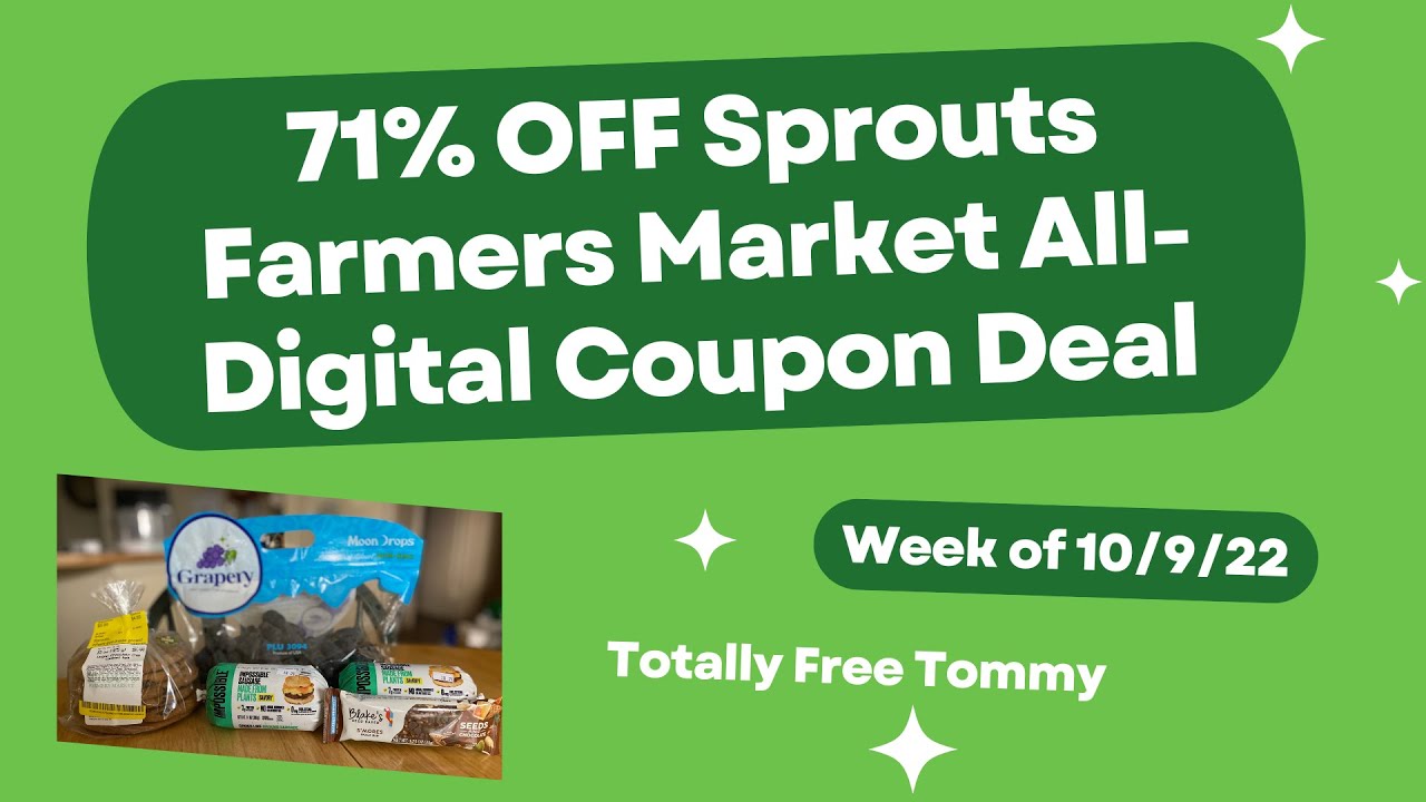 71% OFF Haul at Sprouts Farmers Market | Learn EASY COUPONING to SAVE ...