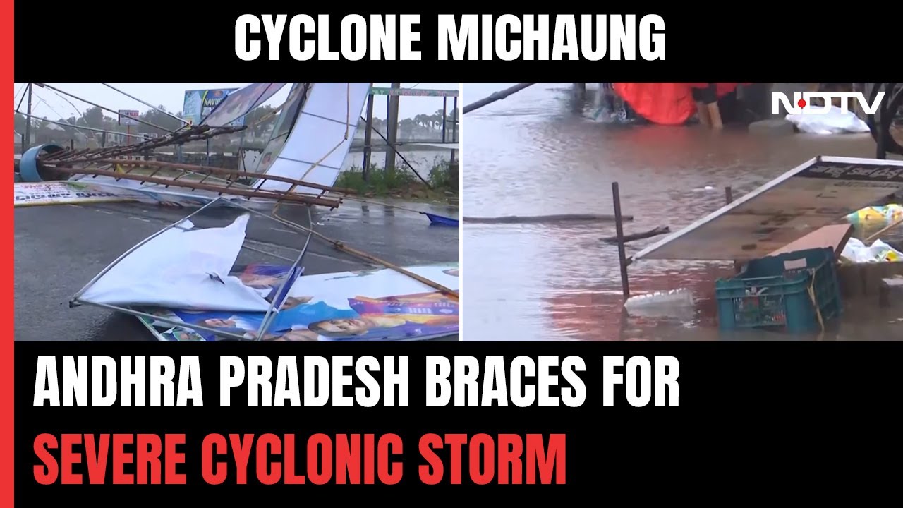 Cyclone Michaung Updates: South Coast Of Andhra Pradesh Witness Gusty ...