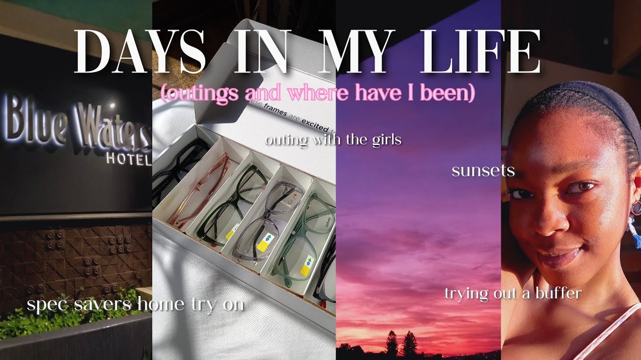 VLOG: blue waters buffet, spec savers home try on, outings with the ...