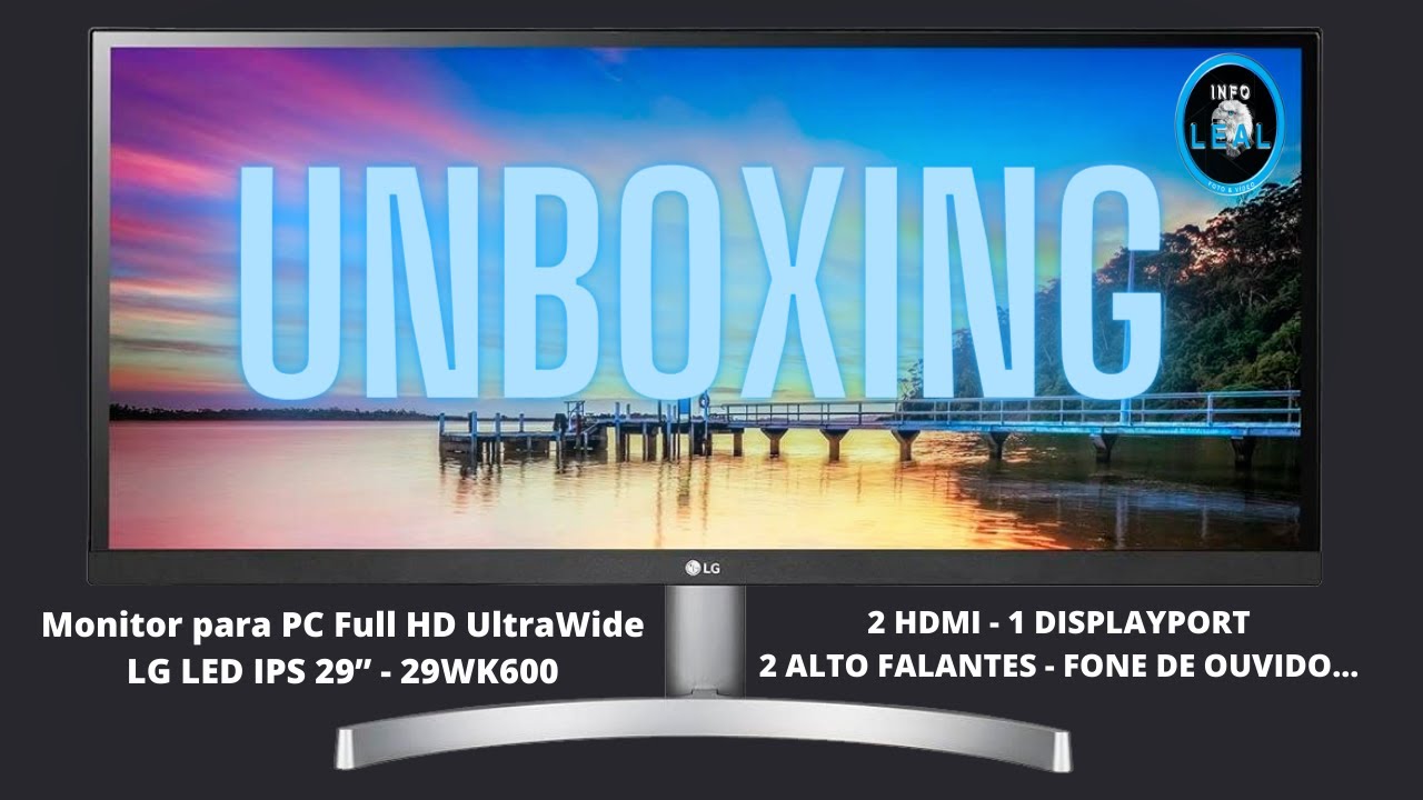 Monitor para PC Full HD UltraWide LG LED IPS 29” - 29WK600 - YouTube