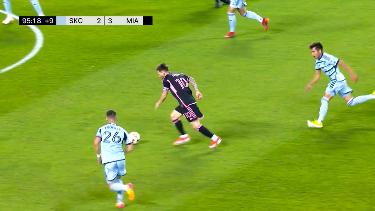 37 Year Old Lionel Messi DESTROYING Sporting Kansas City (2024) English ...