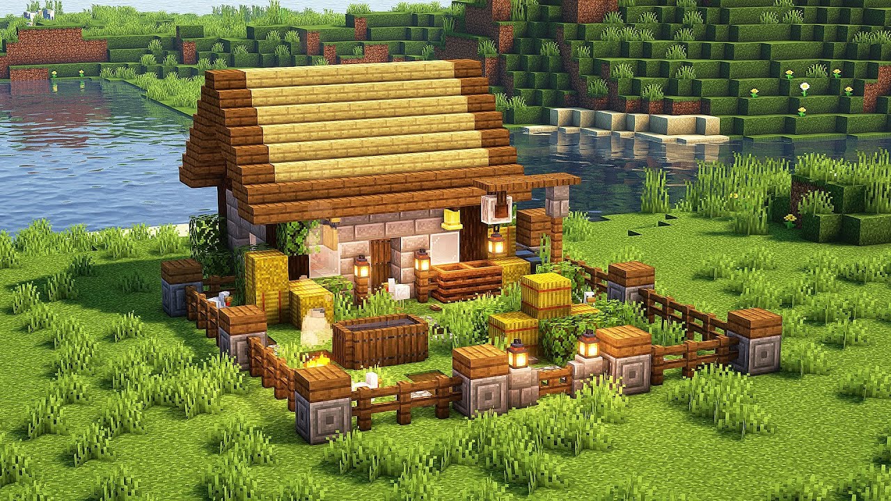 Minecraft Chicken House Tutorial - YouTube
