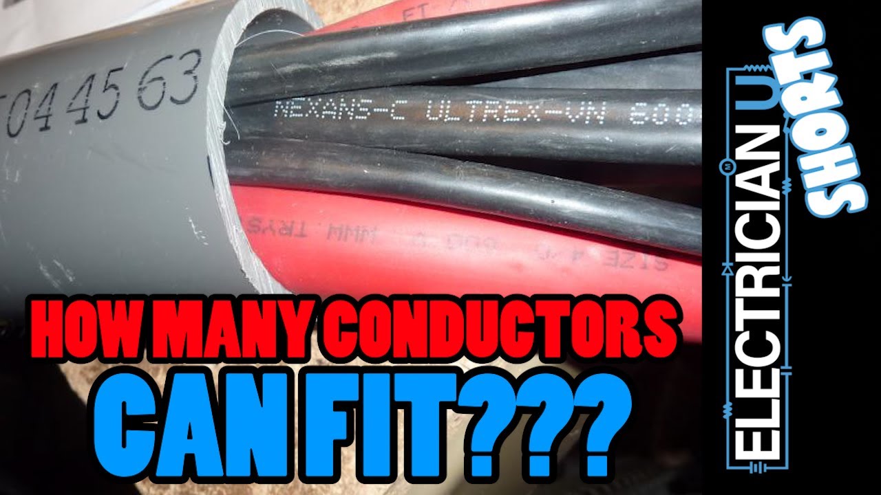 SHORTS How Many Conductors Can You Put In Conduit PER CODE YouTube