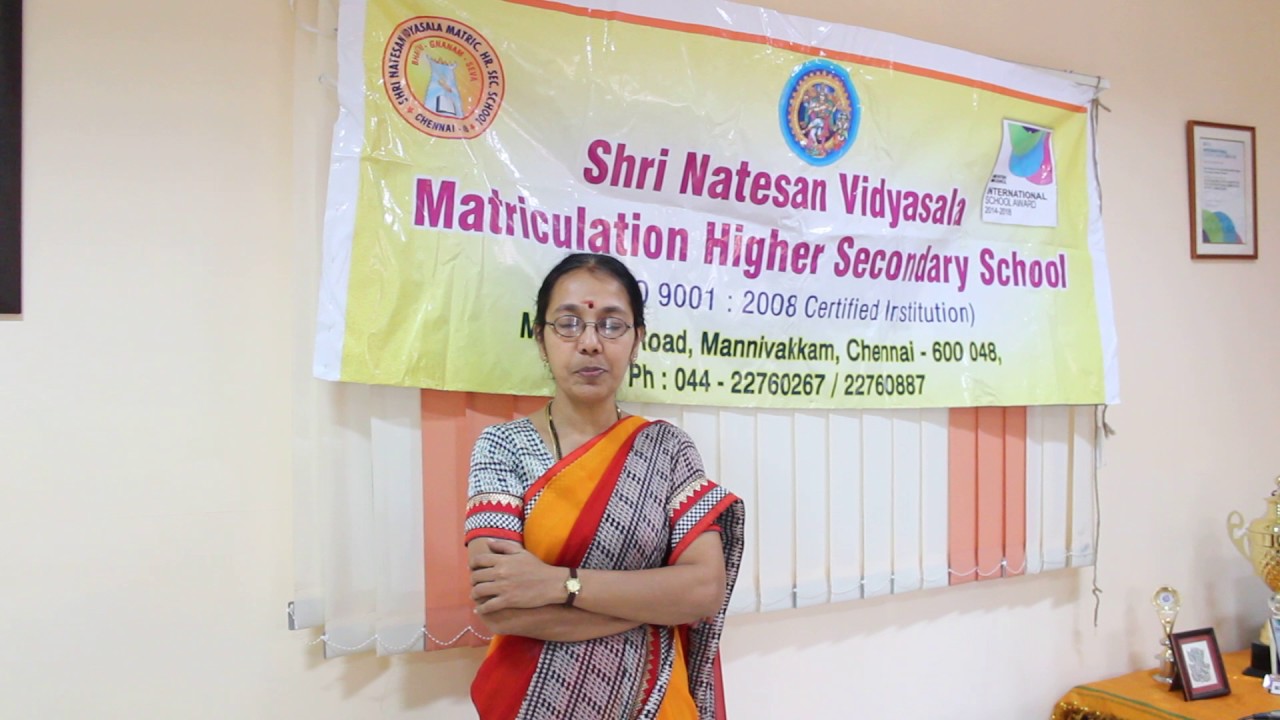 Anandhi Mani, Vice Principal, Shri Natesan Vidyasala_Provisional ...