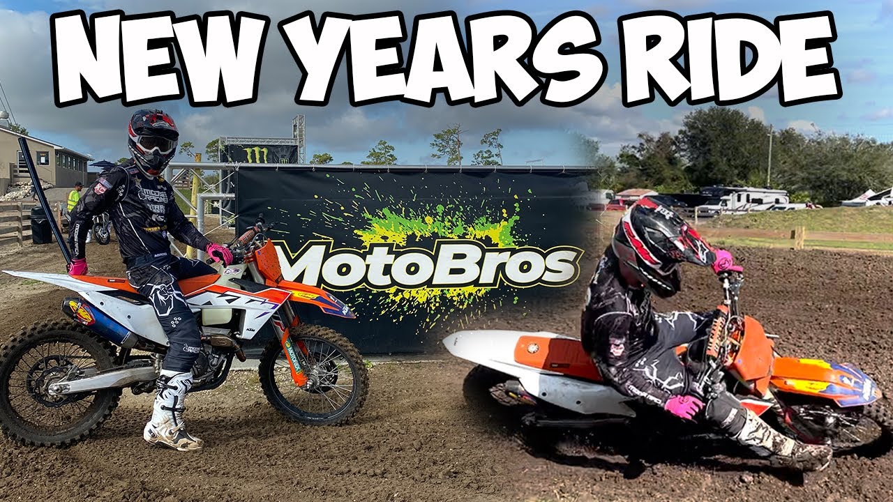 RIDING ON NEW YEARS DAY | Moto Bros MX - YouTube