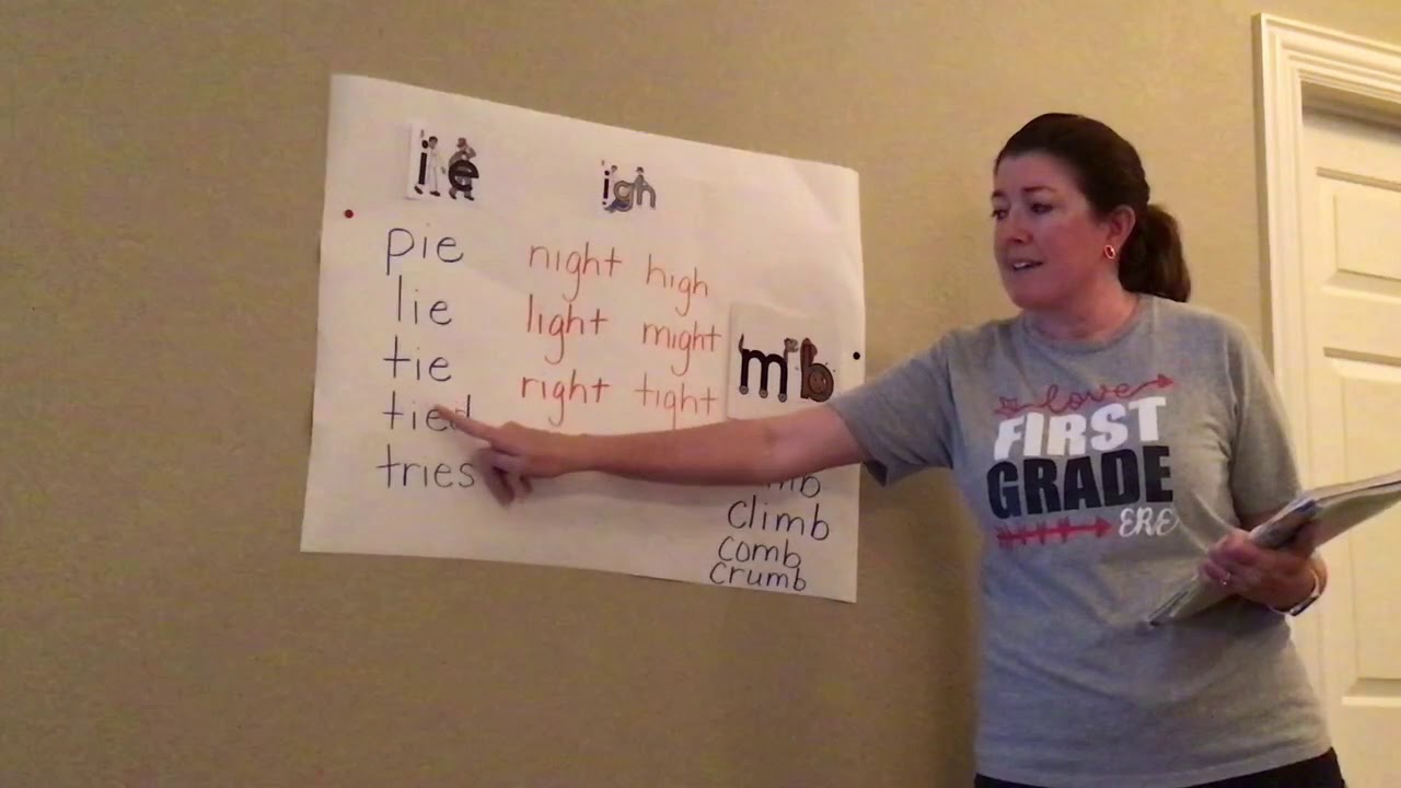 Letterland Review of igh and ie Day 1 - YouTube