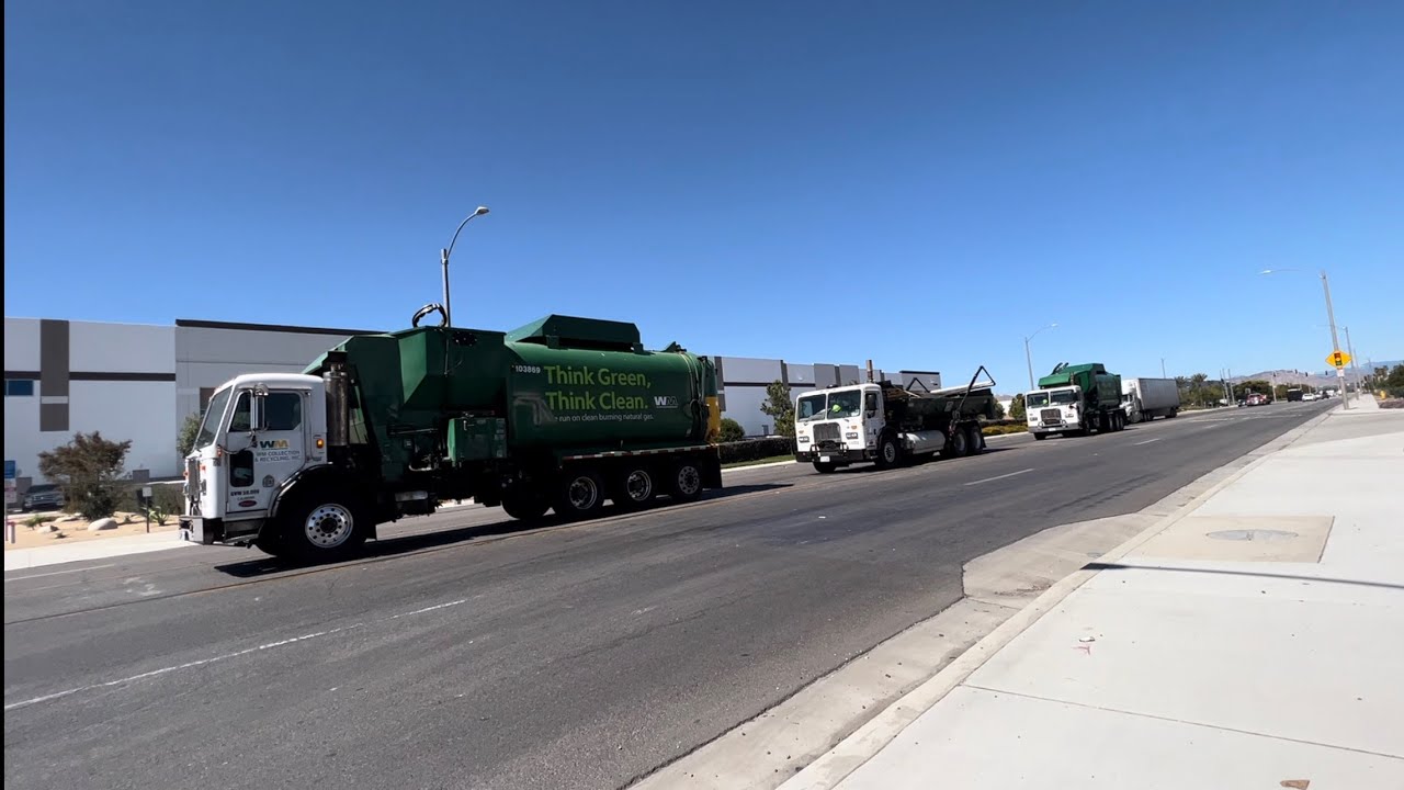 Waste Management Moreno Valley Yard! Waste Management MoVal Yard! - YouTube
