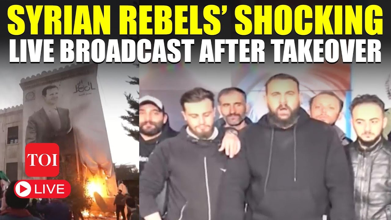 LIVE: Syrian Rebels Address The World In A Live Broadcast After Taking ...