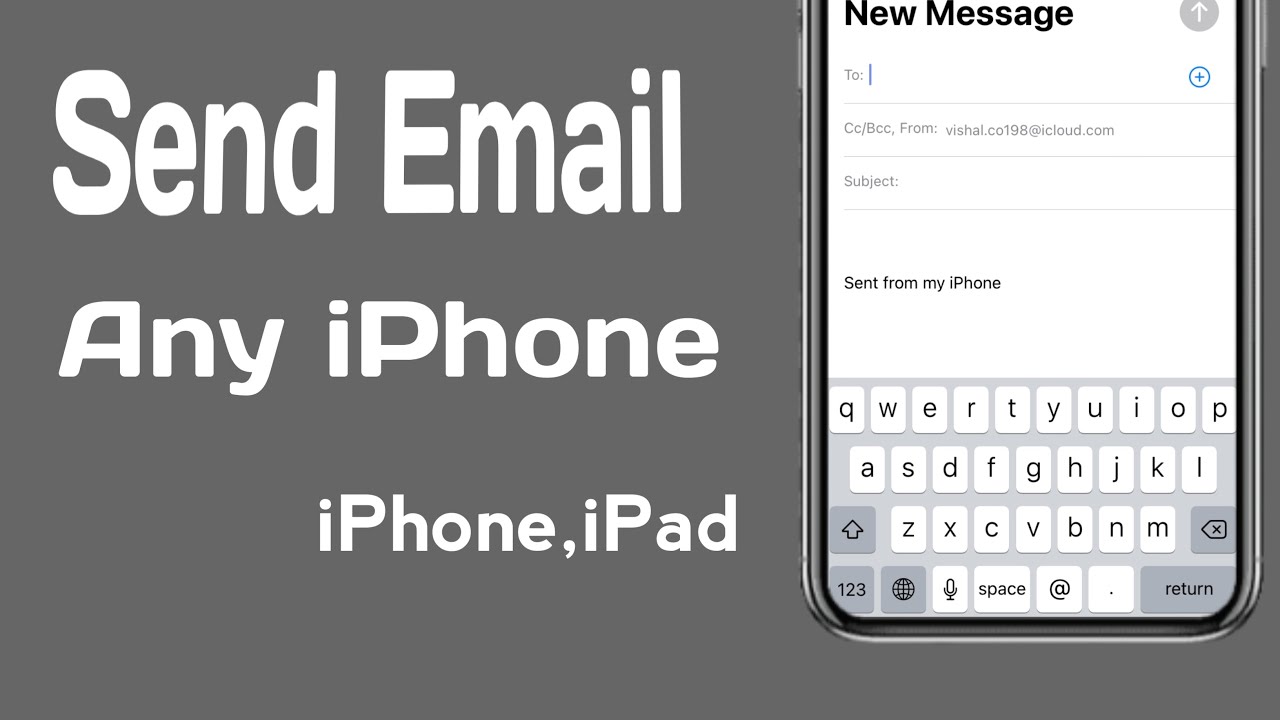 Send Email Any iPhone | #vishalcreate - YouTube