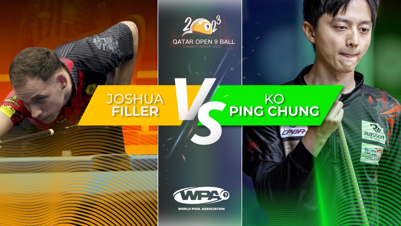 WPA Qatar Open 9 Ball Final 2023 Josh Filler vs Ko Ping Chung - YouTube