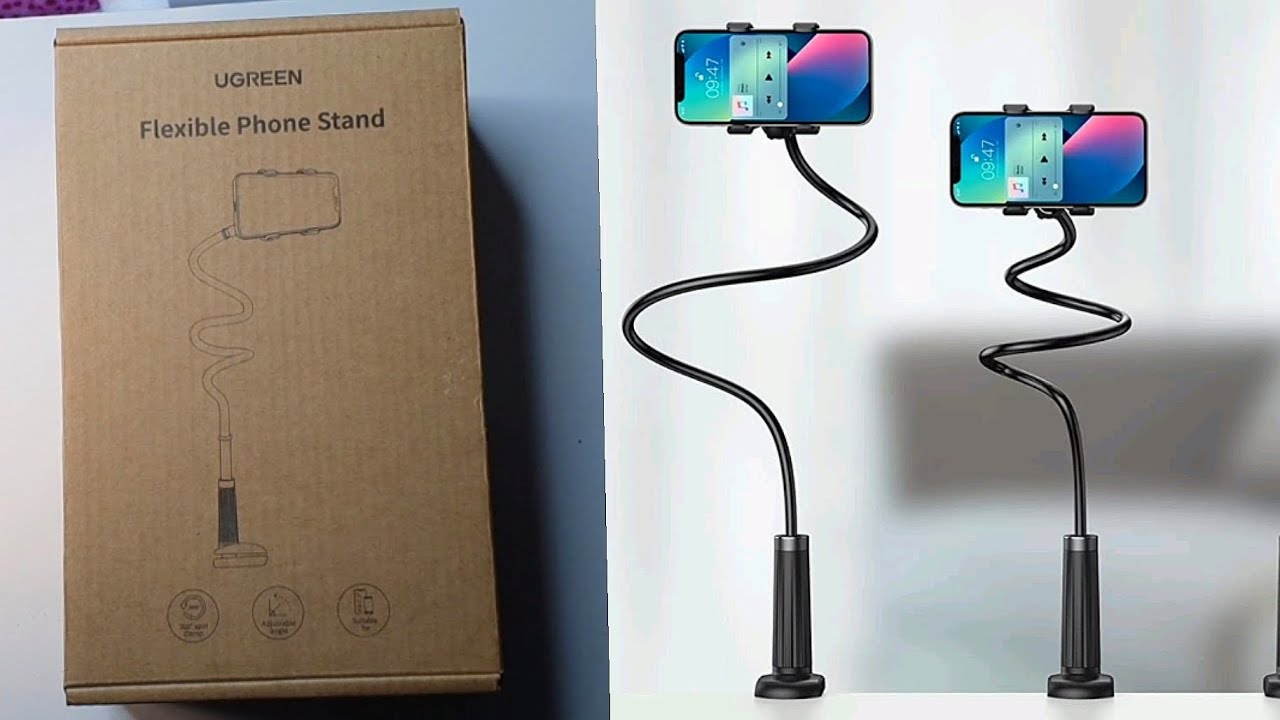 UNBOXING flexible phone stand ugreen lp113 / 80906 (black) - YouTube