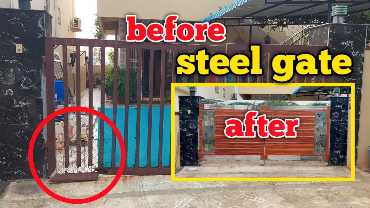 steel gate design for home | steel fundermax sheet gate design | steel ...