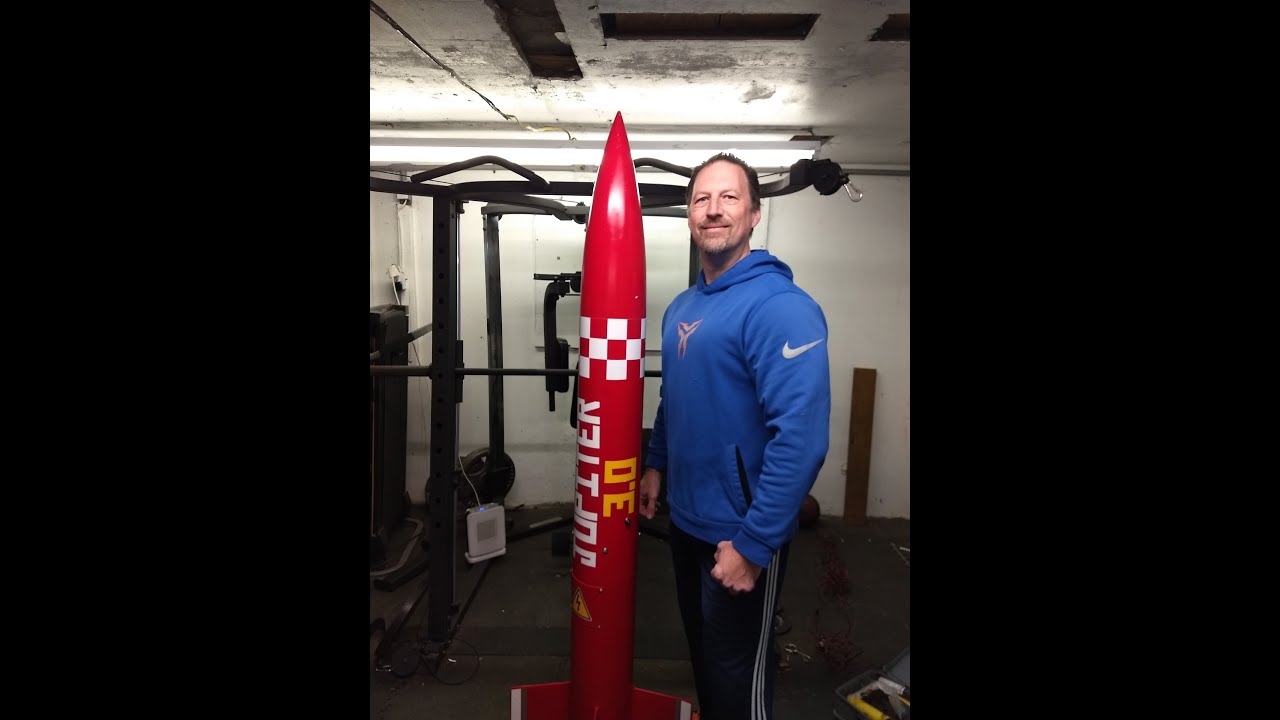 Ground testing my Jupiter 3 rocket's motor ejection charge system - YouTube