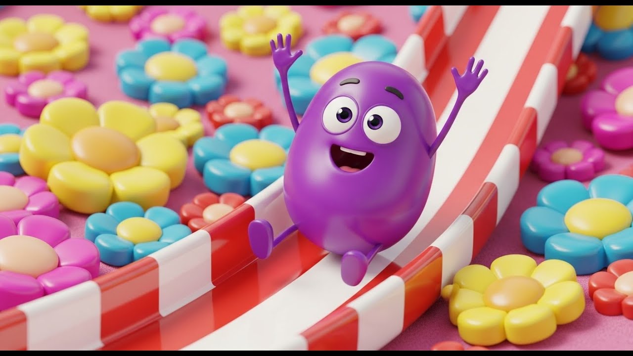 Jelly Bean Jumping Race | Best Nursery Rhymes and Kids Songs Collection ...