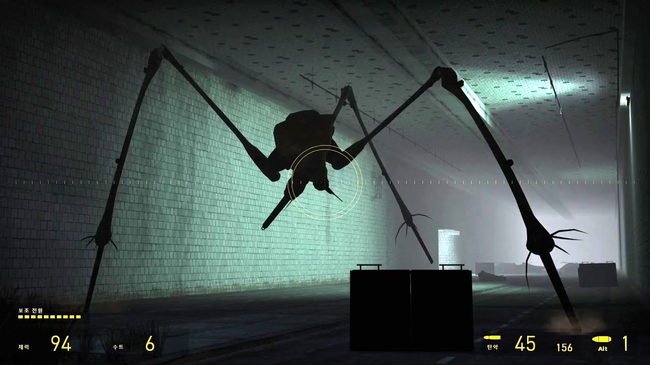 하프라이프2 #12-4 프리맨을 따라요! 지하도로 스트라이더 추적 - Follow Freeman [ 한국어 목소리 ] - YouTube